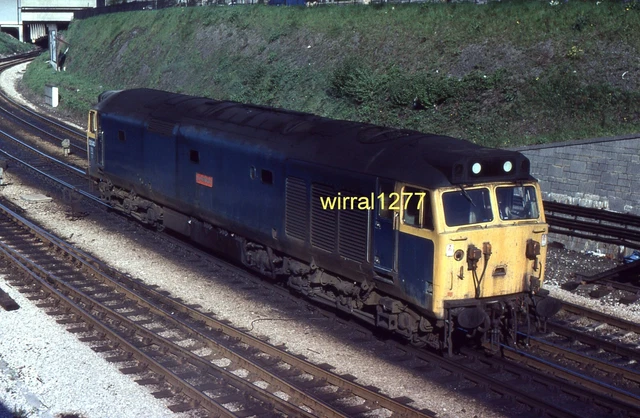 ORIGINAL RAILWAY SLIDE Class 50 50040 at Plymouth £6.00 - PicClick UK