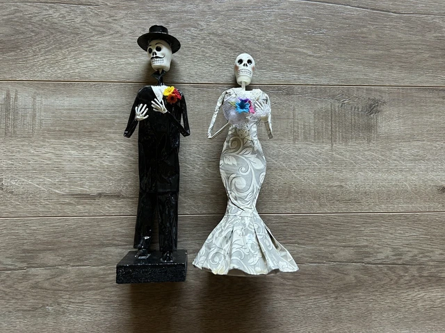 DIA DE LOS Muertos La Catrina & El Catrin Day Of The Dead Skeleton ...