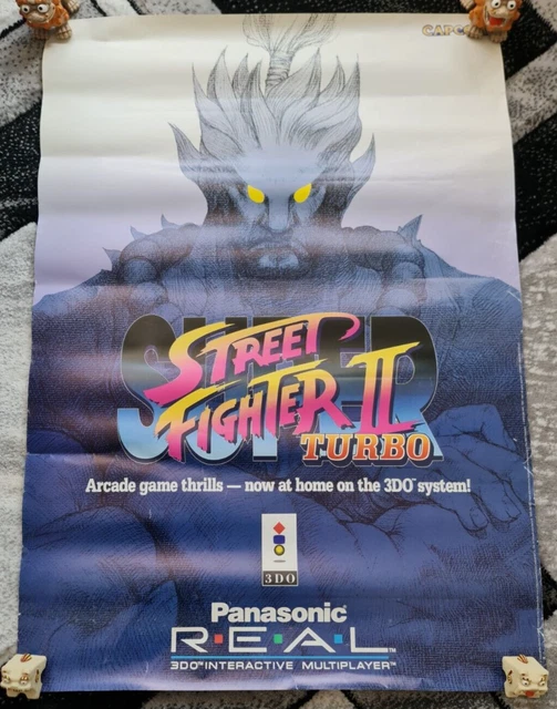 RARE/ PANASONIC REAL 3DO Super Street Fighter 2 Turbo Poster £0.99 ...