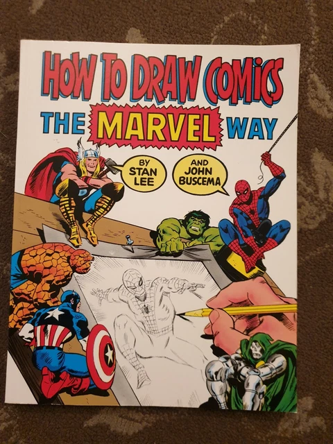 HOW TO DRAW Comics The Marvel Way Book By Stan Lee And John Buscema EUR ...