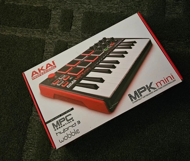 AKAI PROFESSIONAL MPK Mini mkII Compact Keyboard/Pad Controller Boxed ...
