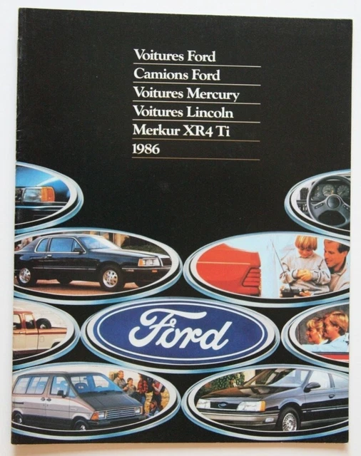 1986 FORD DEALER Brochure - French - Canada - ST1002000918 $15.00 ...