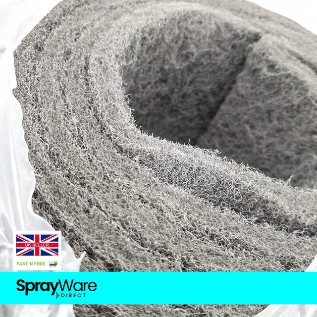 MIRKA MIRLON SCOTCH Pads Grey Ultra Fine 115mm Strips 1500 Surface Prep ...