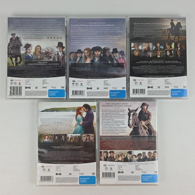 POLDARK - COMPLETE Series Seasons 1-5 (1 2 3 4 5, DVD, Region 4) - Free ...