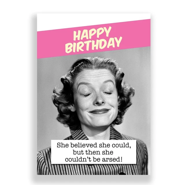 FUNNY BIRTHDAY CARD | Retro Birthday Card | Rude Birthday Card £3.95 ...
