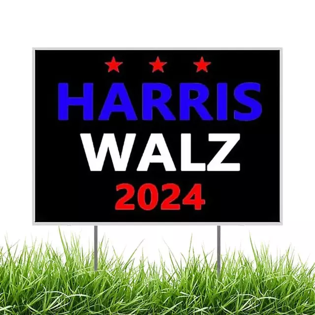 HARRIS WALZ 2024 US Presidential Election Emblem Yard Signs Decor W ... HARRIS WALZ 2024 US Presidential Election Emblem Yard Signs Decor W ...