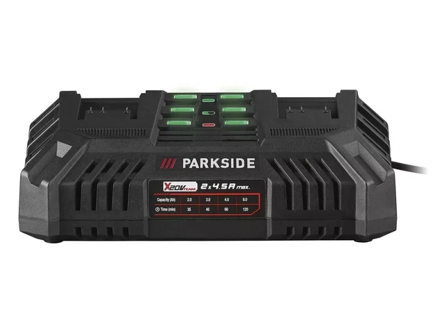 PARKSIDE® CHARGEUR DE batterie double PDSLG 20 A1, 2 x 4,5 A, 20 V EUR ...