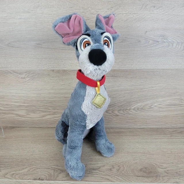 DISNEY STORE TRAMP Medium Soft Plush Toy Lady And The Tramp 42cm/16" £ ...