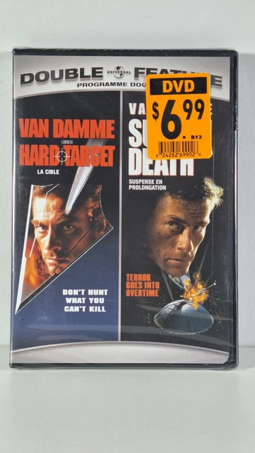 HARD TARGET/SUDDEN DEATH Double Feature (DVD, 2-Disc Set) NEW* $49.99 ...