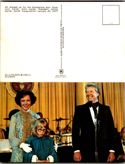 JIMMY CARTER INAUGURATION Presidential Ball 1977 Rosalynn Amy Carter ...