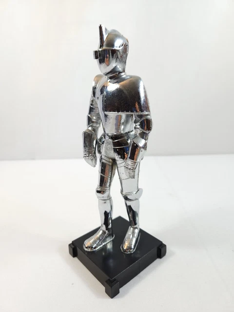 VTG 1930S METAL Chrome Medieval Knight in Armor Sculpture 9.5'' Table ...