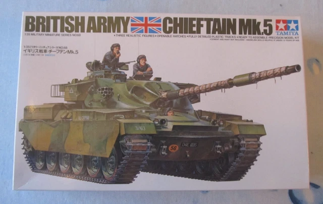 TAMIYA 1/35 BRITISH Army Chieftain Mk.5 Model Kit £11.50 - PicClick UK
