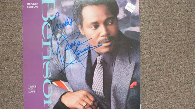 AUTOGRAPHE ORIGINAL SIGNED du Chanteur GEORGE BENSON sur Pochette LP ...