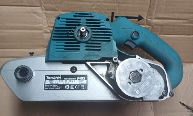 MAKITA 9403 240V Belt Sander Parts body, roller motor 1200W £40.00 ...