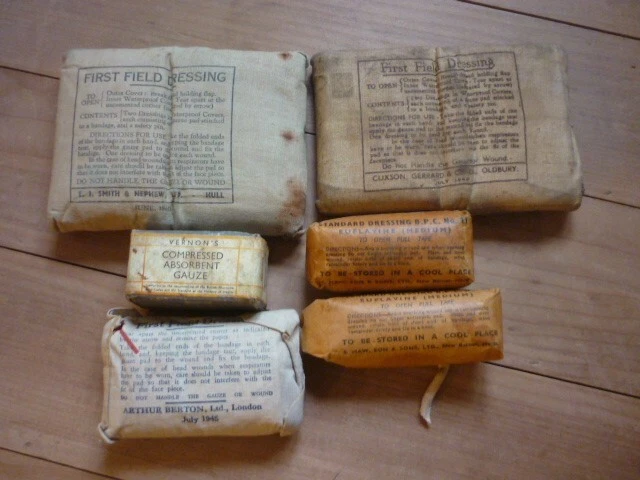 WW2 BRITISH ARMY set 6 bandages £10.00 - PicClick UK