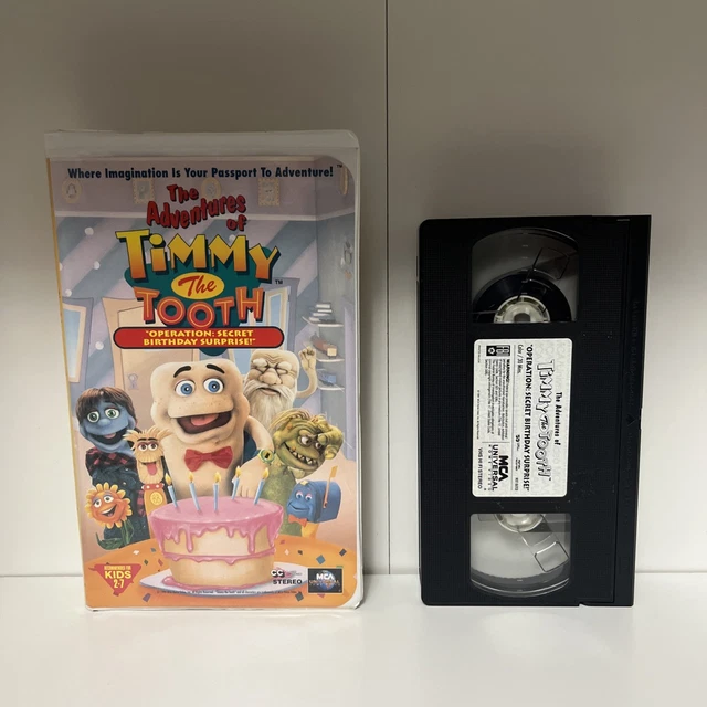 TIMMY THE TOOTH Operation Secret Birthday Surprise VHS Good Condition ...