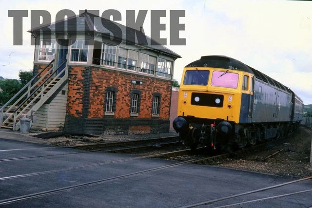 35MM SLIDE BR British Rail Diesel Loco Class 47 47157 Truro 1978 ...