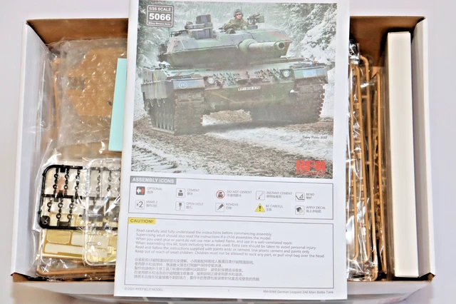 RFM RYEFIELD MODEL 5066 Leopard 2A6 Main Battle Tank With Full Interior ...