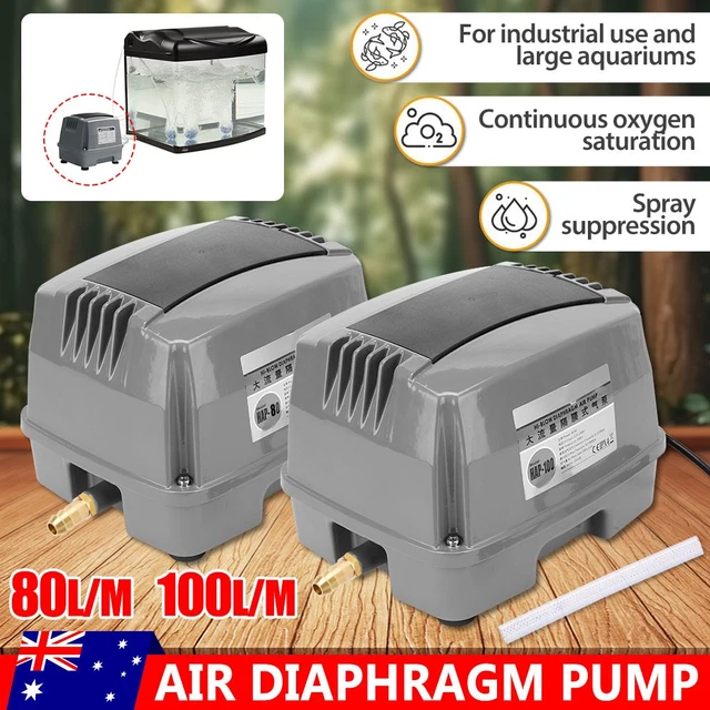 HAP-80/100 AQUA AIR Pump Oxygen Pond Septic Blower Aquarium Fish Tank ...
