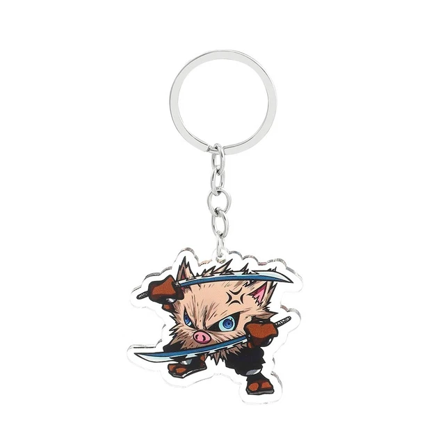 DEMON SLAYER X Pokemon Inosuke Hashibira Acrylic Keychains $4.99 - PicClick