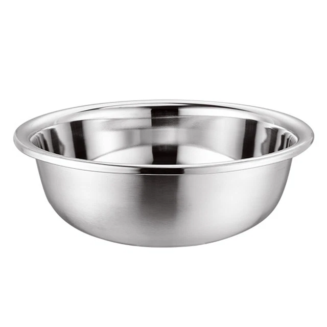 HEAVY DUTY MIXING Bowls Kitchen Laundry Tub Silver Soup Vegetable ...