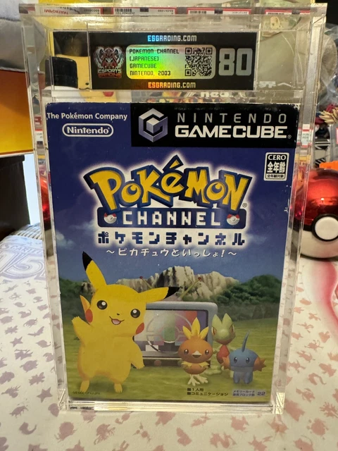 POCKET MONSTER POKEMON CHANNEL Pikachu Gamecube ESG ESPORTS GRADE 80 🙂 ...