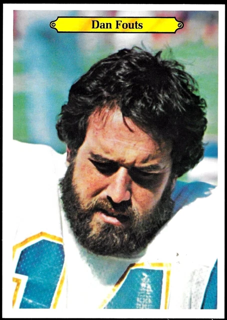 1980 TOPPS #7 de 30 Dan Fouts San Diego Chargers 5" X 7" carte neuve à ...