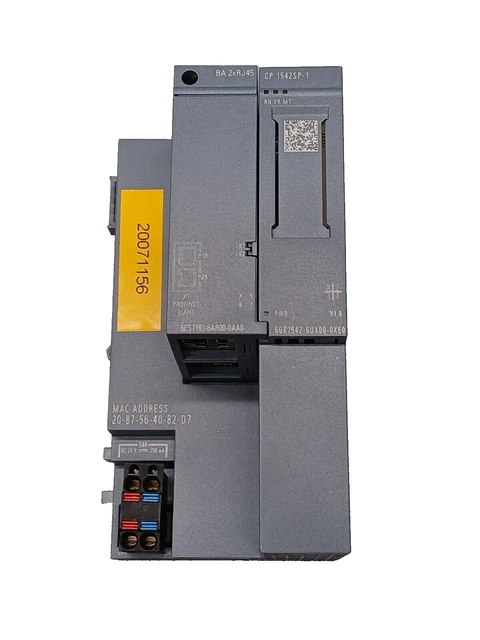 SIEMENS SIMATIC NET CP 1542SP-1 6GK7542-6UX00-0XE0 Netzwerkmodul 24V ...