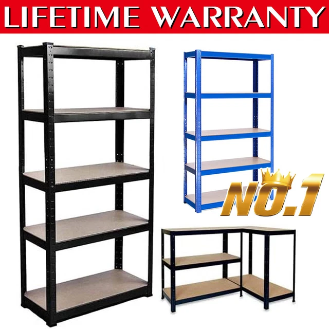 HEAVY DUTY STEEL Muscle Rack Shelving Garage Storage Organizer Shelves ...