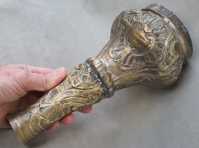 RARE TORCHE DE procession rocaille 18ème antique torch art religieux ...