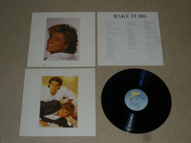 WHAM (GEORGE MICHAEL) MAKE IT BIG VINYL ALBUM RECORD LP 33rpm 1st PRESS ...