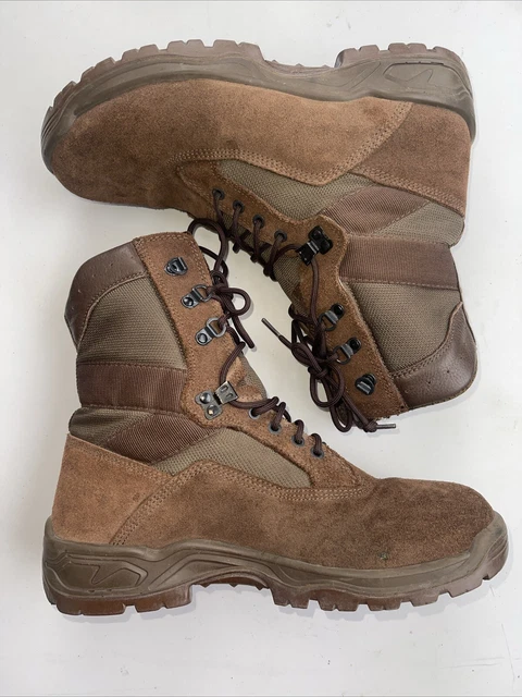 BRITISH ARMY ISSUE YDS Falcon Desert Patrol Boots Size 8 M Brown ...