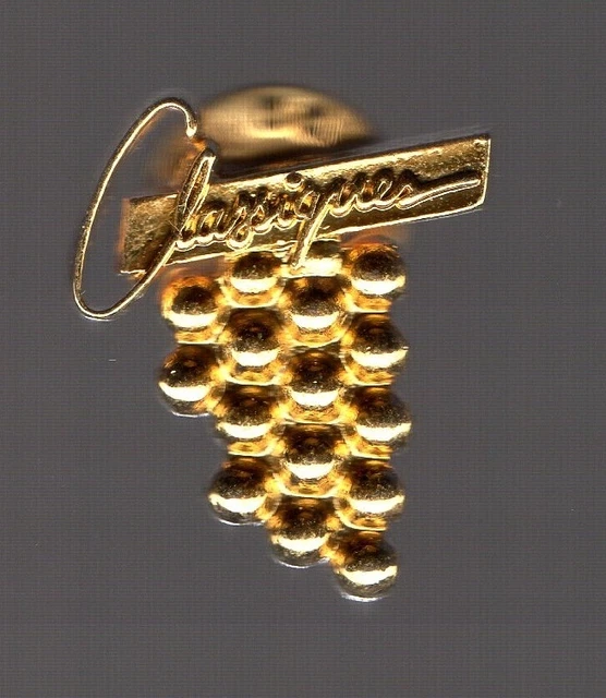 PIN'S CLASSIQUES (RAISIN vin / Signé l'abus d'alcool est dangereux por ...