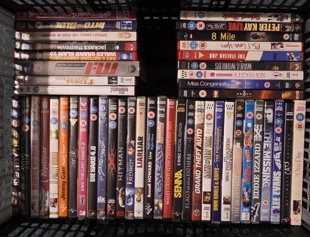 100+ MIXED DVD Bulk Bundle Movies, Films TV Box Sets Wholesale DVD’s ...