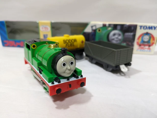 THOMAS & FRIENDS TOMY Plarail Trackmaster Percy in Old Original Box ...