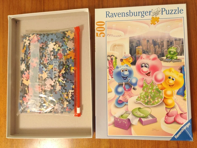 RAVENSBURGER PUZZLE GELINI 500 Teile Shopping mit Fräulein Frieda ...