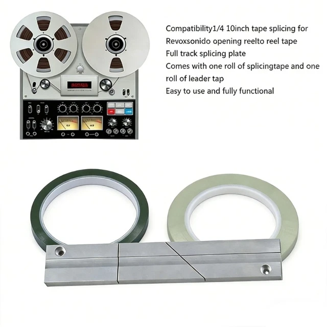 PROFESSIONAL TAPE SPLICING Block Easy Installation 1/4 10inch Tape ...