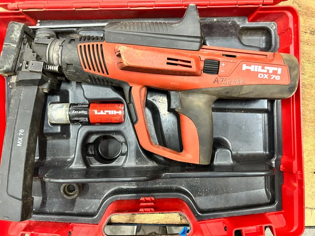 HILTI DX 76 Powder Actuated Tool Nail Gun with MX 76 Magazine SP3039 £ ...