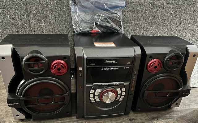 PANASONIC SA-AK330 5 CD Stereo and Radio System Changer Bass Boost ...