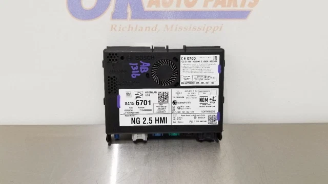 17 CADILLAC ESCALADE Hmi Human Machine Interface Module 84156701 $300. ...