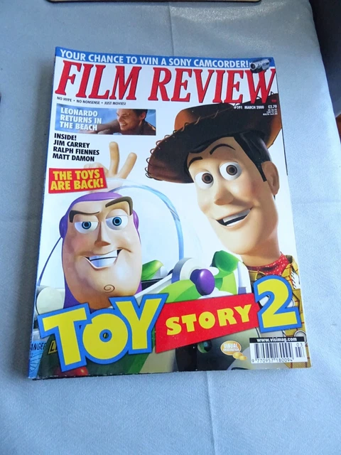 FILM REVIEW MAGAZINE Mar 2000 Toy Story 2 Jim Carrey Ralph Fiennes Matt ...