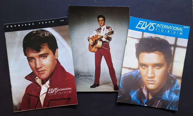 ELVIS INTERNATIONAL FORUM MAGAZINE "PREMIERE ISSUE" 1988: Vol 1 - 3 ...