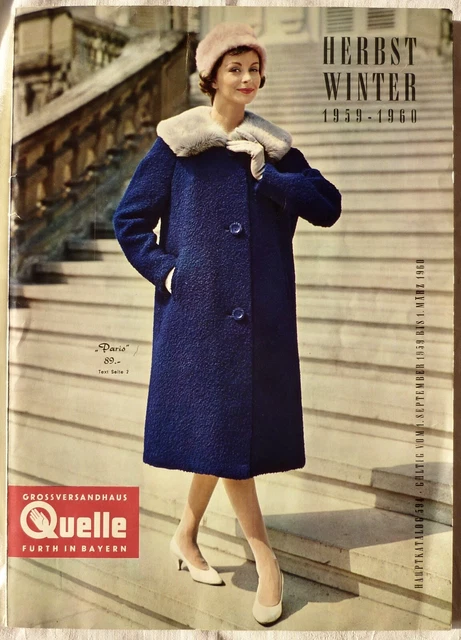 QUELLE KATALOG # Herbst Winter 1959 – 1960 + Zugaben EUR 79,00 - PicClick DE