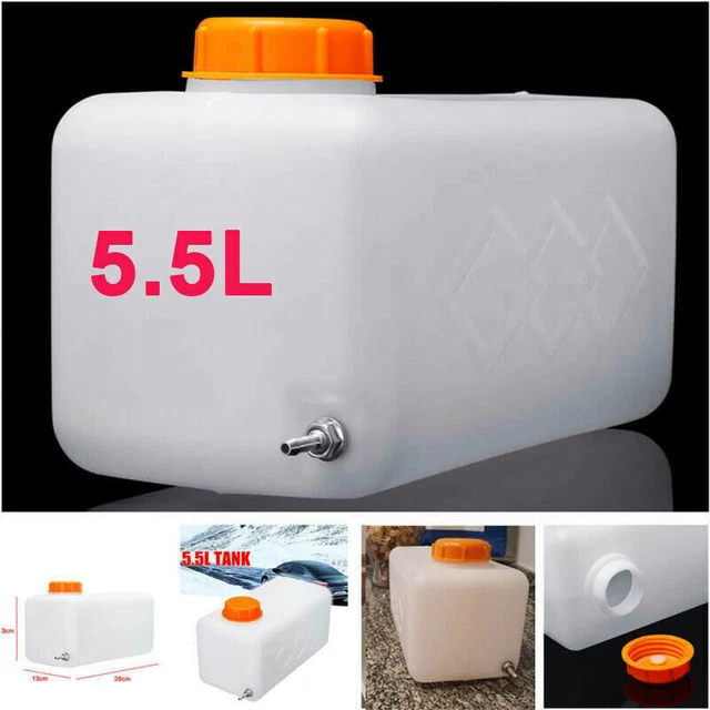 5.5L PLASTIC FUEL Oil Gasoline Tank For Car SUV Truck Air Diesel ...