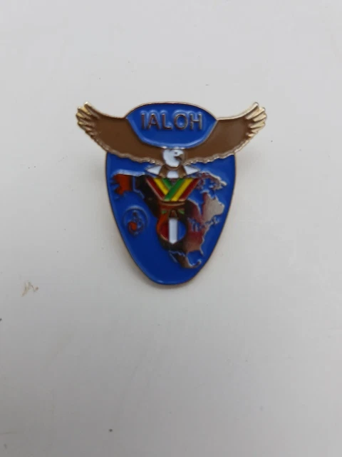 VINTAGE SHRINERS PIN IALOH Morris Sykes Intl Commander 2017/18 R/G ...