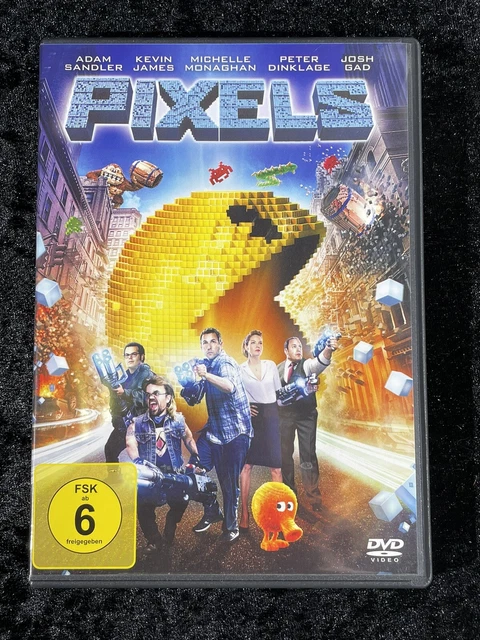 PIXELS DVD ADAM Sandler Kevin James und Peter Dinklage Deutsch Film ...