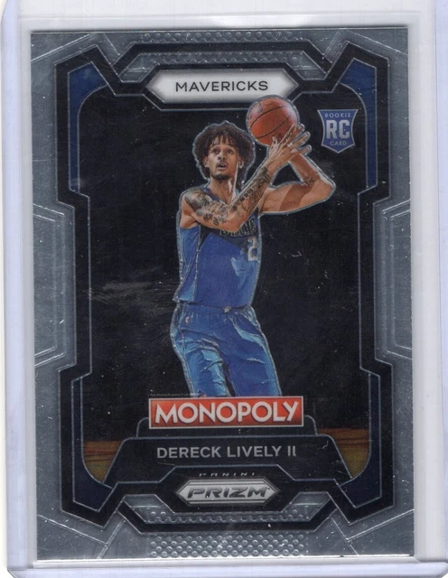 2023-24 CARTA ROOKIE Panini Prizm Monopoly Derek Lively II #24 Dallas ...