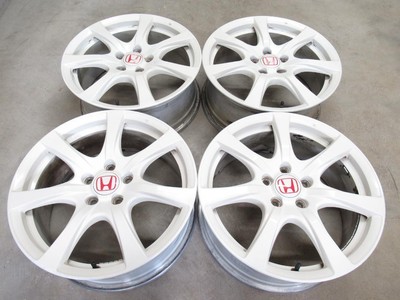 JDM HONDA FD2 Civic Type-R Genuine 4 Wheels no tires 18x7.5+60 5x114.3 ...