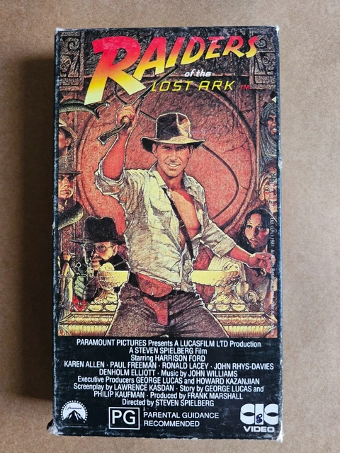 INDIANA JONES RAIDERS of the Lost Ark (VHS PAL, 1981) EUR 13,06 ...