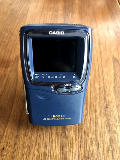 CASIO MODEL TV-980 Ti-STN Portable LCD Color Television $11.00 - PicClick
